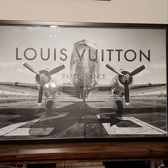 At Home | Wall Decor | At Home Wheels Up Louis Vuitton Framed Wall Art ...